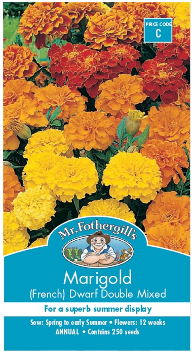 MARIGOLD DWARF DOUBLE SEEDS | Westernport Sand & Soil