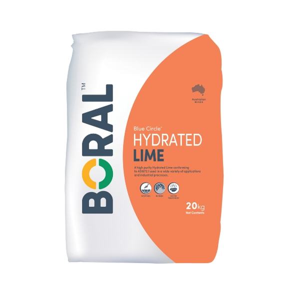 BORAL HYDRATED LIME 20KG | Westernport Sand & Soil